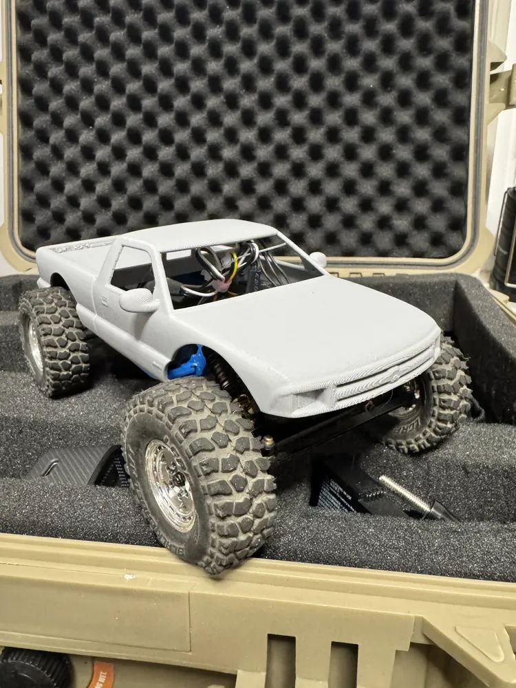 SCX24 Chevy S10 Body (LGRP style body) - Free 3D Print Model - MakerWorld
