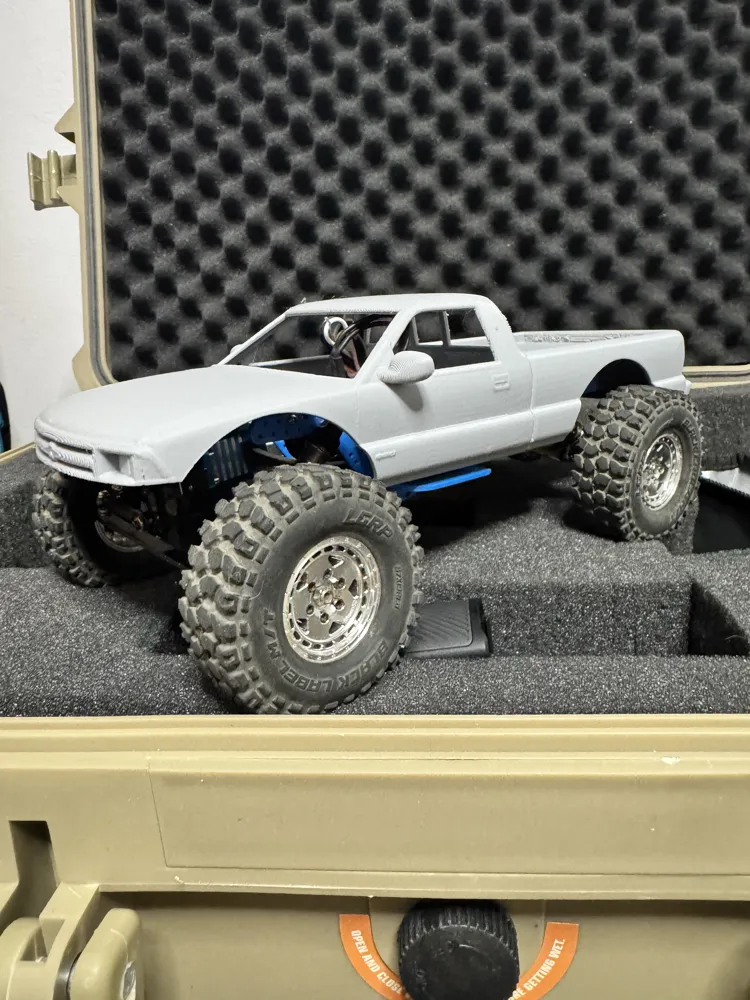 SCX24 Chevy S10 Body (LGRP style body) - Free 3D Print Model - MakerWorld