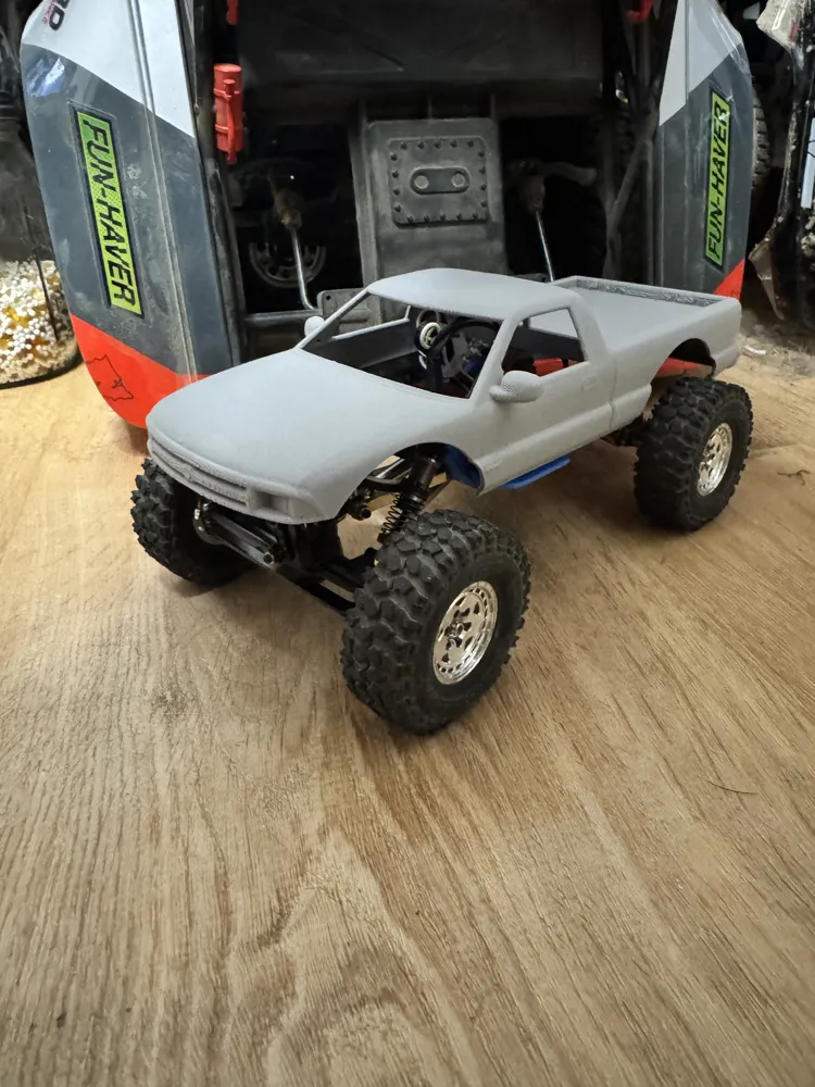 SCX24 Chevy S10 Body (LGRP style body) - Free 3D Print Model - MakerWorld
