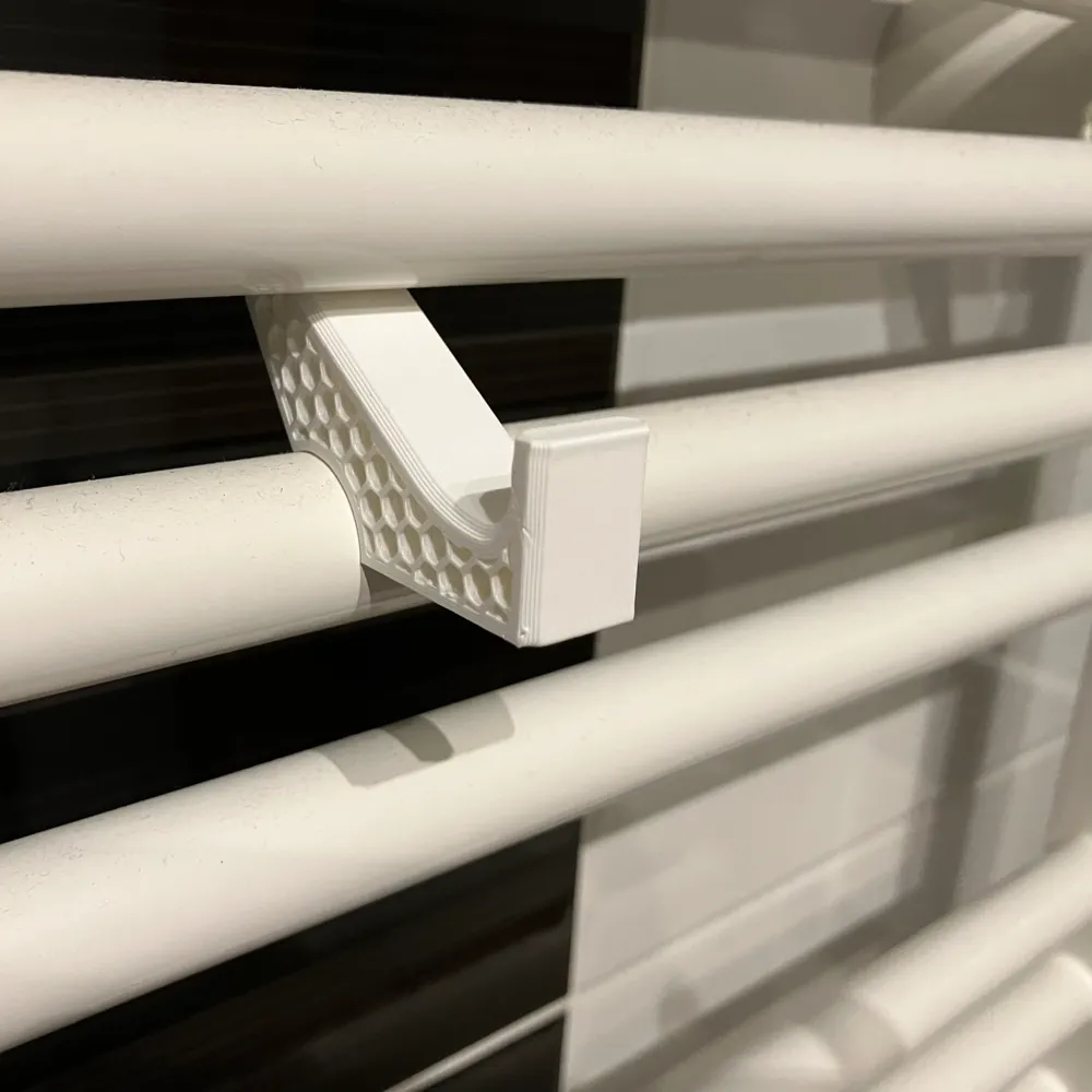 Bathroom radiator tower holders by Special Printing Services - MakerWorld