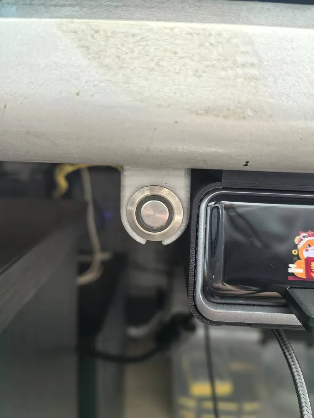 Power button bracket - Free 3D Print Model - MakerWorld