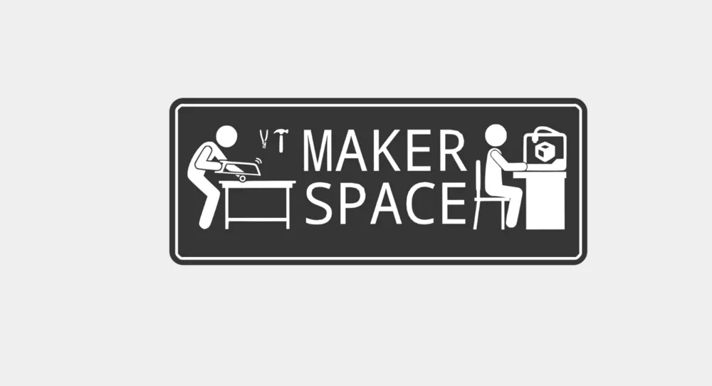Maker Space Sign by Heinzelmaennchen Werkstatt - MakerWorld