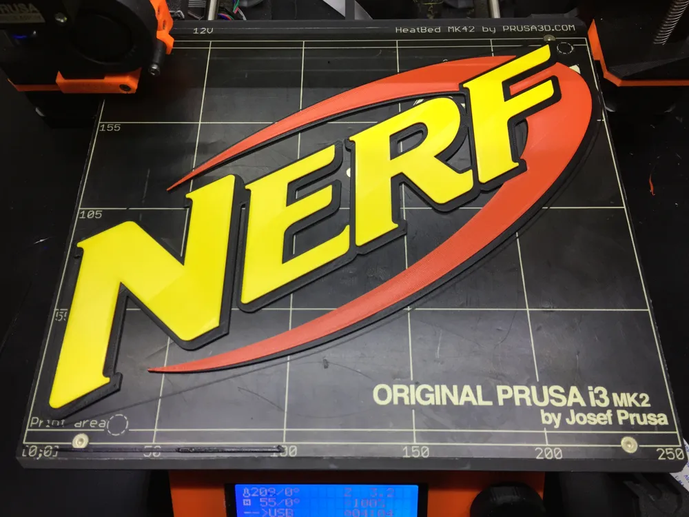 Nerf Logo by tgsparky77 - MakerWorld