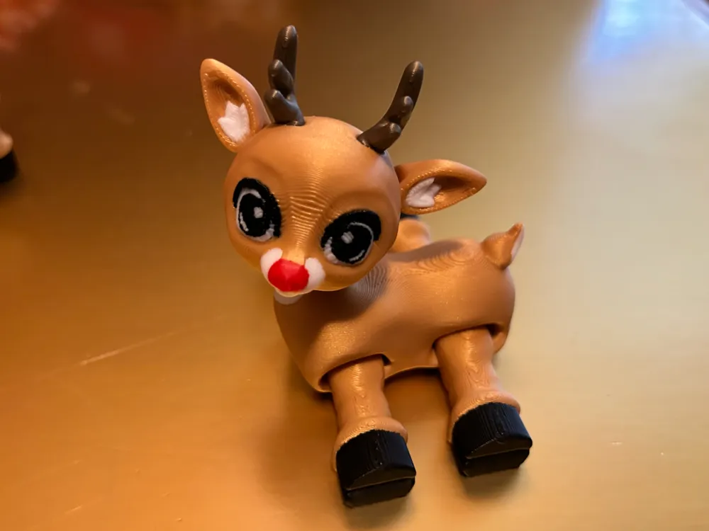 Rudolph and Clarice reindeer - Free 3D Print Model - MakerWorld
