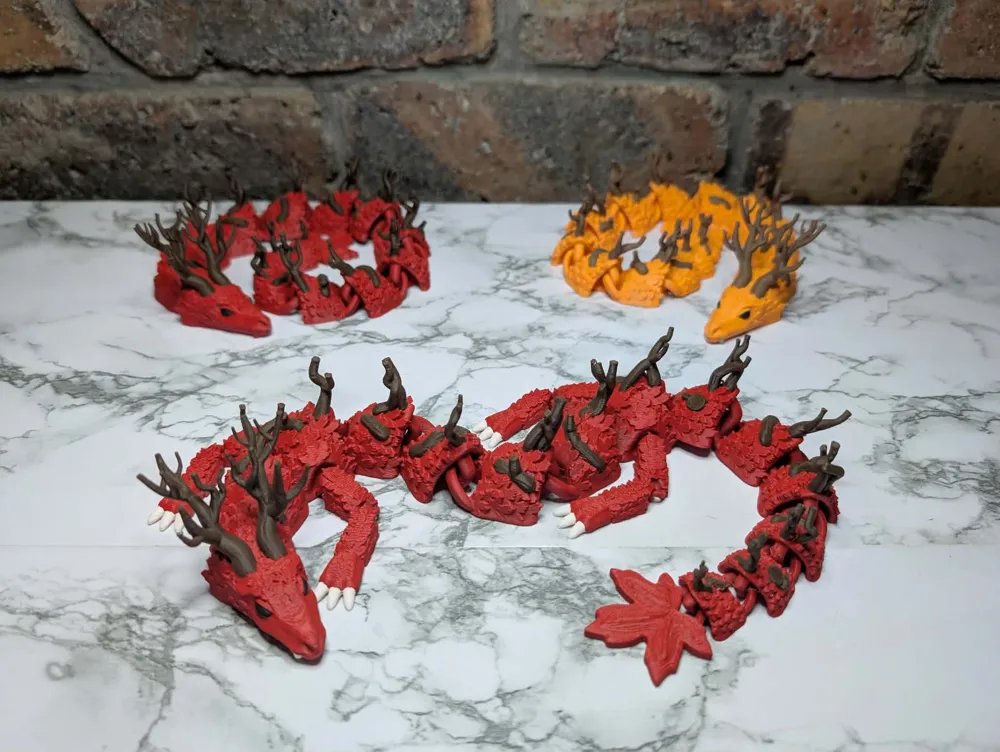 Articulate Leaf Dragon - Free to Sell - No Support - Free 3D Print ...