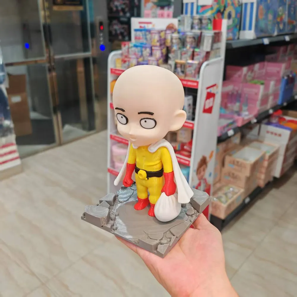 One-Punch Man Saitama Chibi Caped Baldy by LWT Toys MakerWorld ...