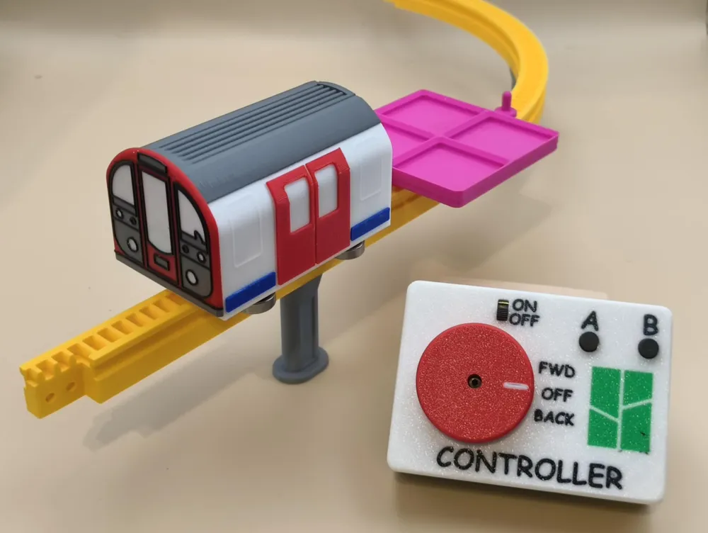 Martin's Monorail - Gridfinity Train V1.3 - Free 3D Print Model ...