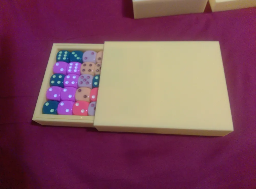 Diced Veggies Dice & Card Box & Frame - Free 3D Print Model - MakerWorld