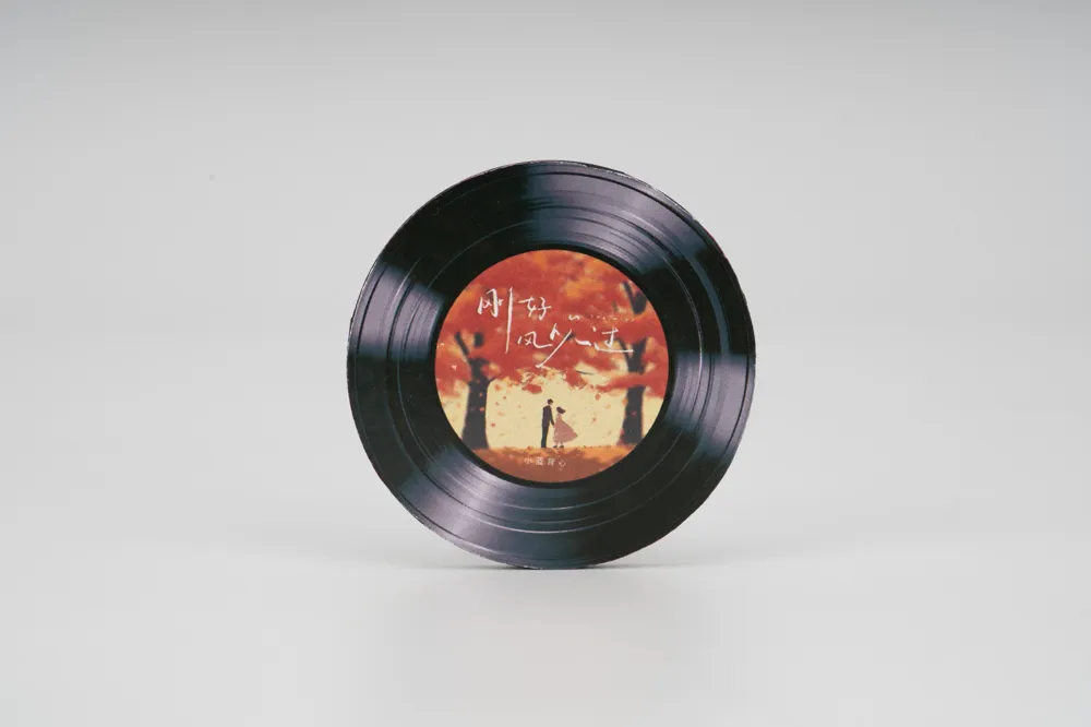 Vinyl Record NFC Music Magnetic Refrigerator Sticker/Fidget Spinner ...