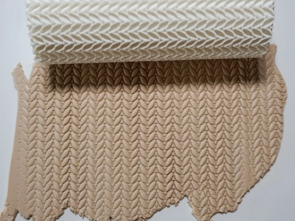 Texture Roller Small Knitted Pattern Polymer Clay by Bogdan MakerWorld: Download Free 3D Models