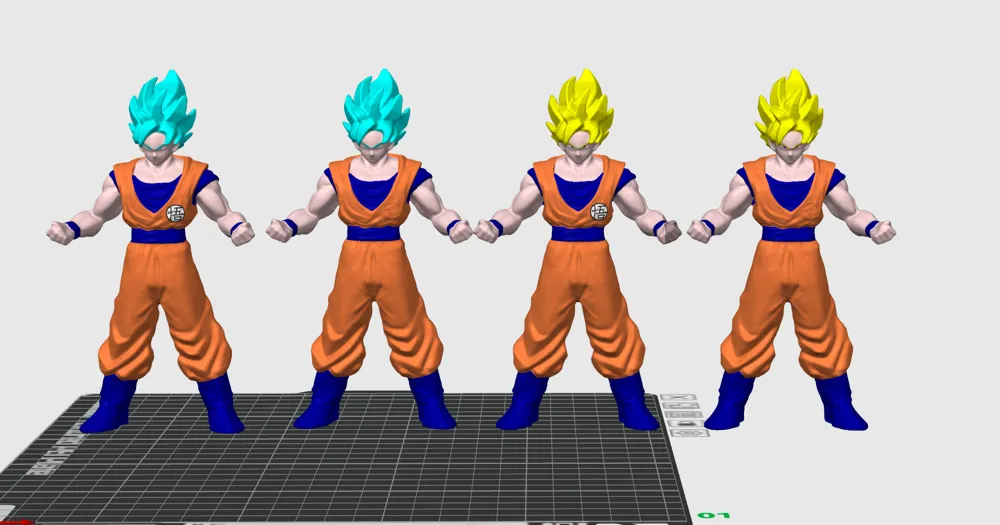 Dragonball: Goku - Free 3D Print Model - MakerWorld