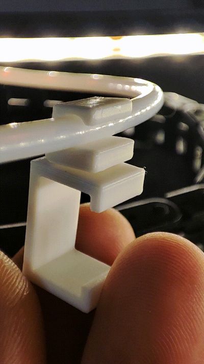 Cable Chain PTFE Tube Clip (Rocky) by Langa__ - MakerWorld