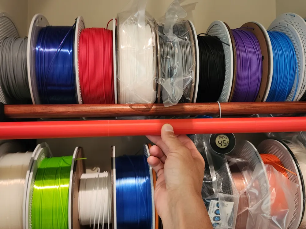 Filament Spool Rack Rods 1 inch by Bobert - MakerWorld