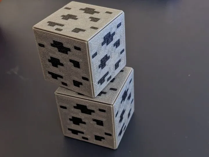Bloco de Carvão do Minecraft - Modelo gratuito para impressão 3D ...