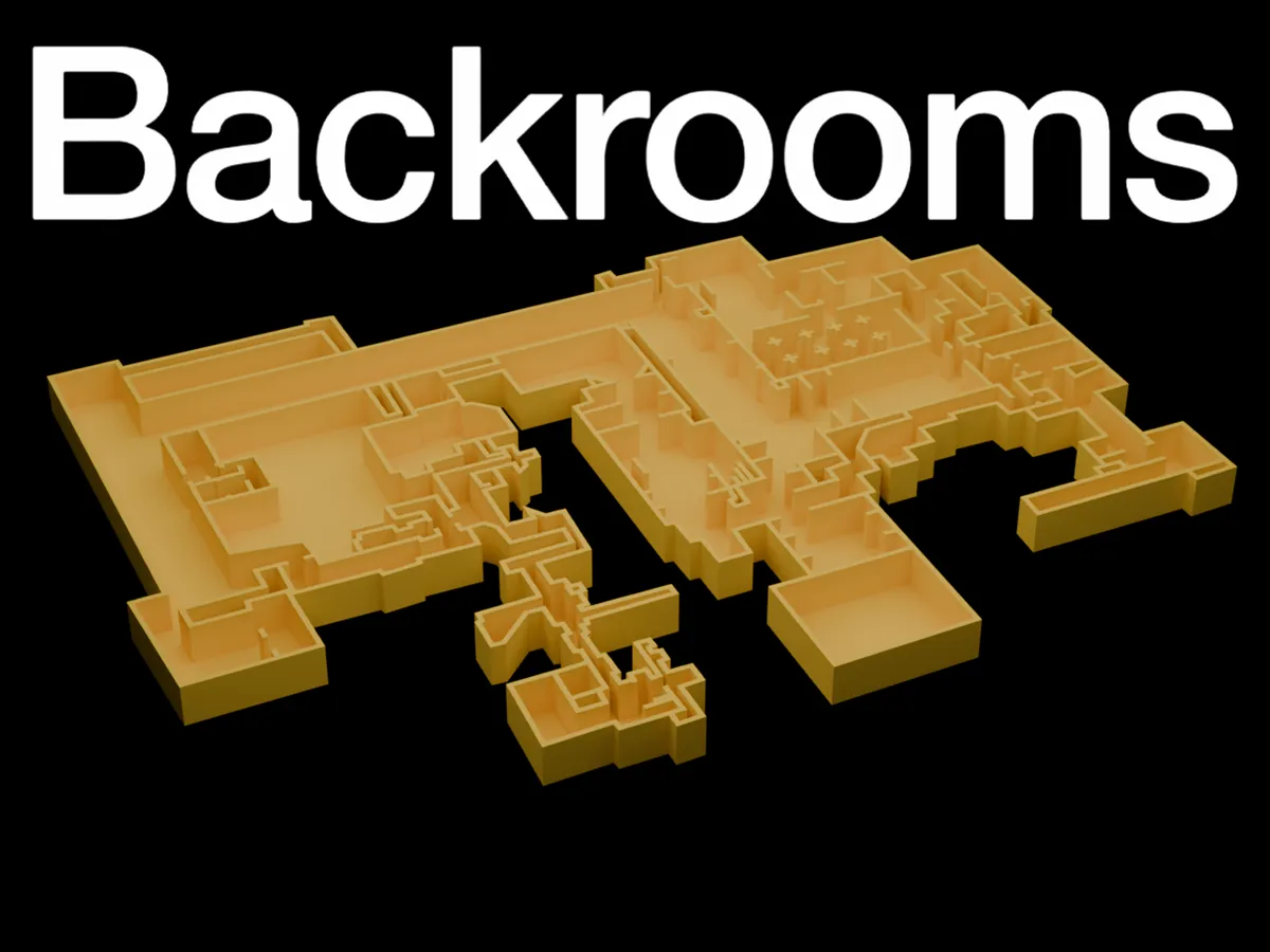 The Backrooms | Clark's Map - Free 3D Print Model - MakerWorld