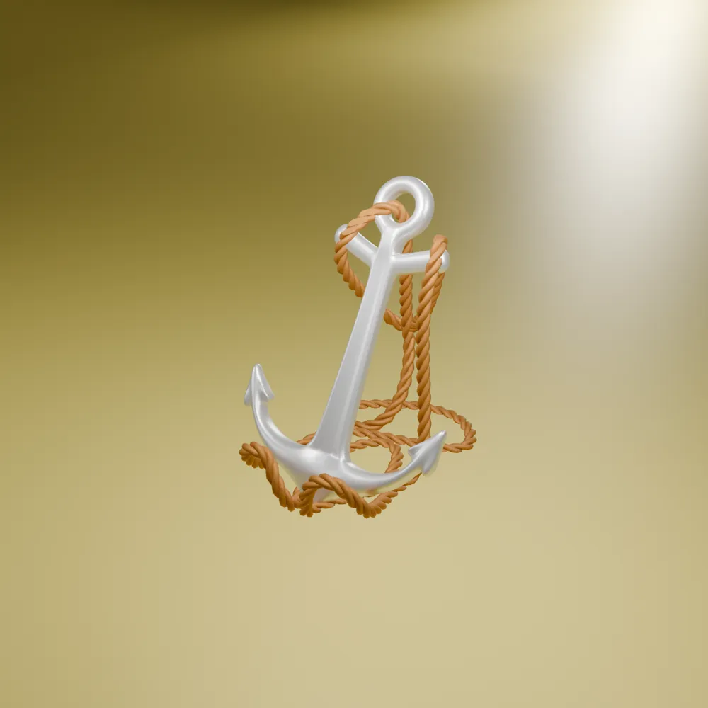 Anchor Phone Stand - Free 3D Print Model - MakerWorld