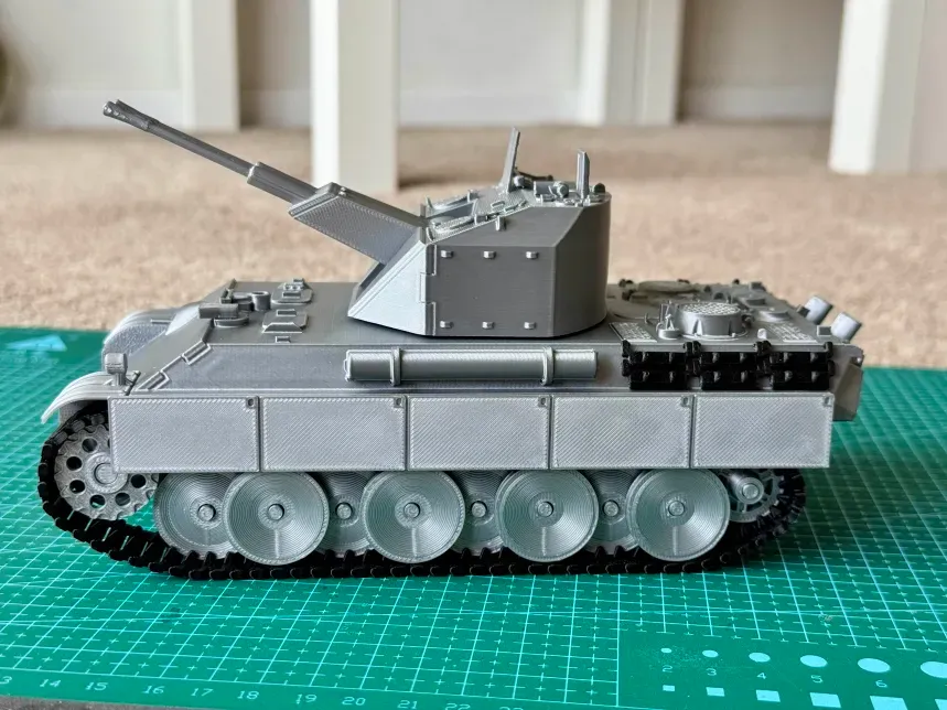 Flakpanzer 341 Anti aircraft Tank Panther 1:35 by Bavaria_3D Tanks MakerWorld: Download Free 3D ...