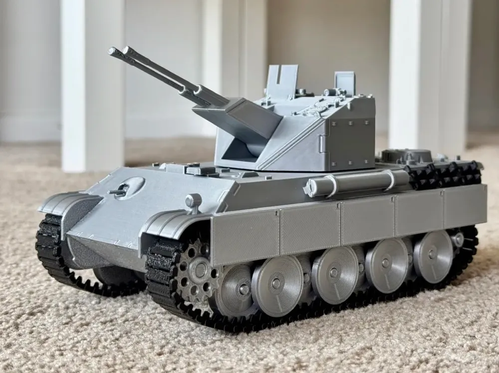 Flakpanzer 341 Tanque Antiaéreo Panther 1:35 por Bavaria_3D Tanks MakerWorld: Baixe modelos 3D ...