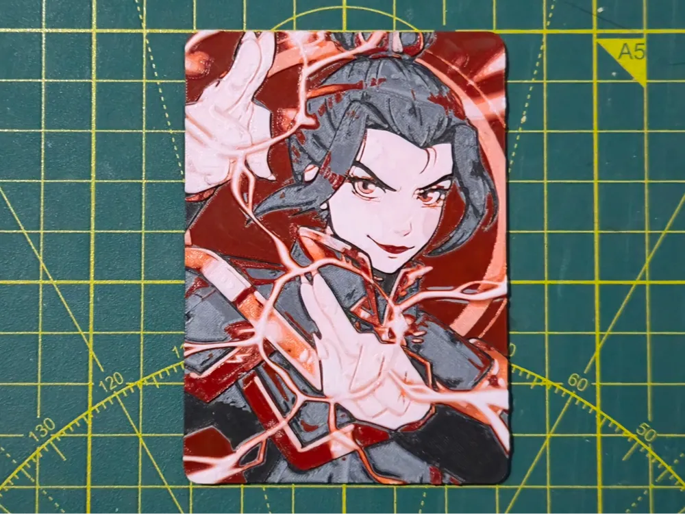 MTG Commander Deck Box inlay Azula Avatar HueForge by JamieSTARx ...