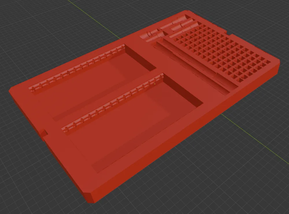 Milwaukee 2+1 drawer middle bit organizer by blwilli - MakerWorld