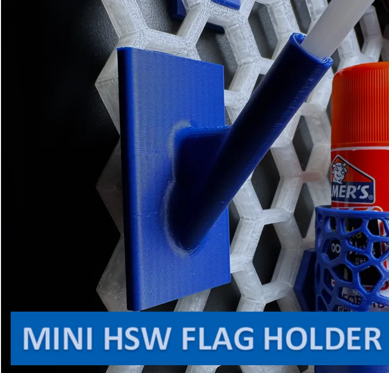HSW Mini Flag Pole Holder Remixed by Beck - MakerWorld