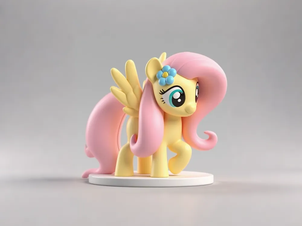 Fluttershy - My Little Pony Animation Figure Ornament - Girls' Coloring ...