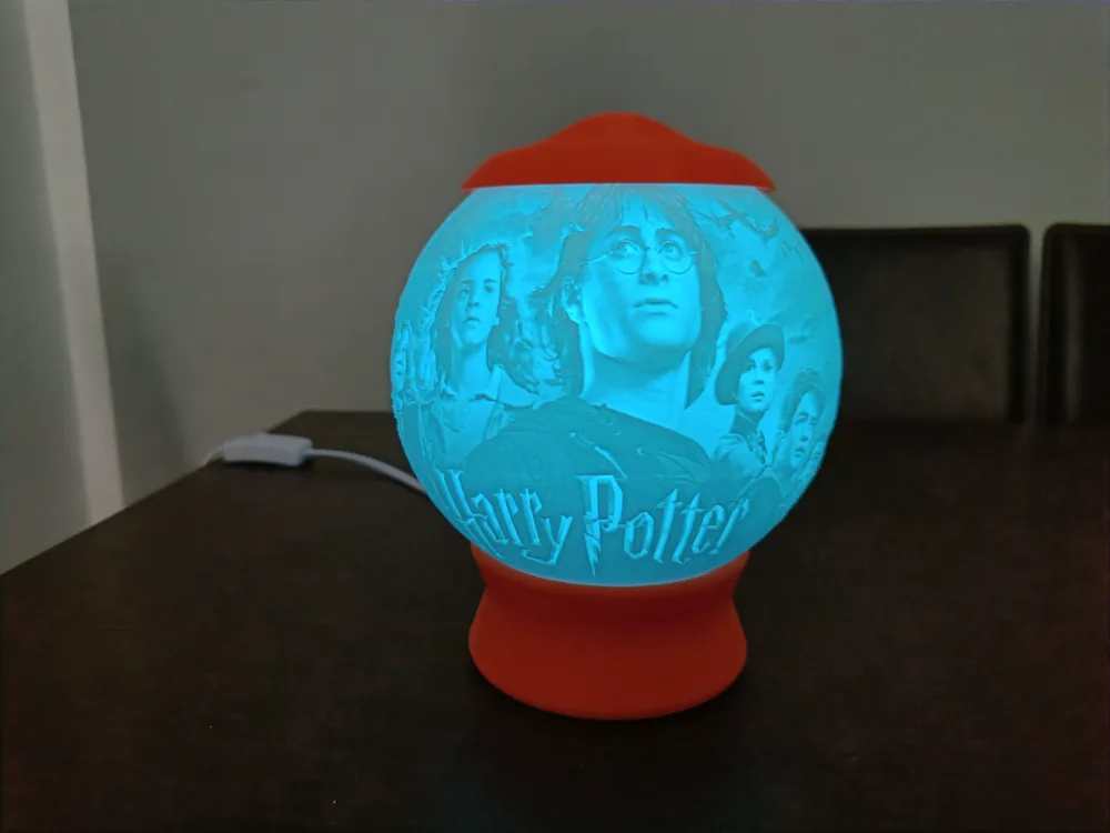 Harry Potter Lithophane Night Light Lamp by abactor81 MakerWorld ...
