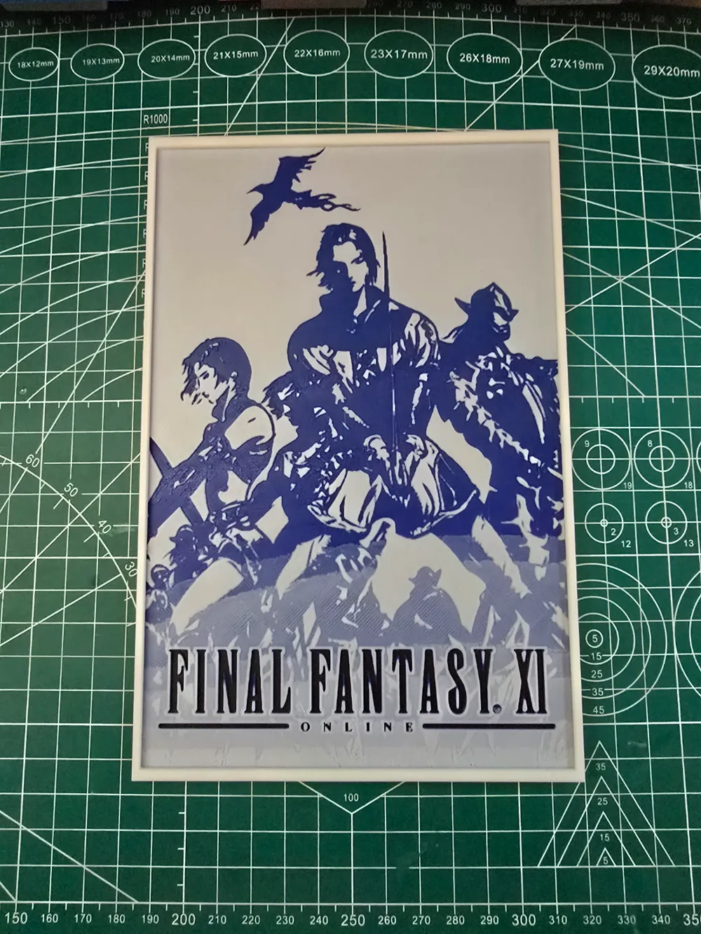 Final Fantasy XI Poster - Hueforge Art by Lumpy3D - MakerWorld