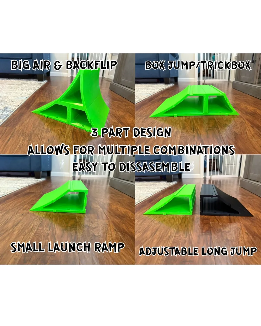 MONSTER TRUCK BACKFLIP/LAUNCH RAMP LOSI MINI LMT by cwp3dprints ...