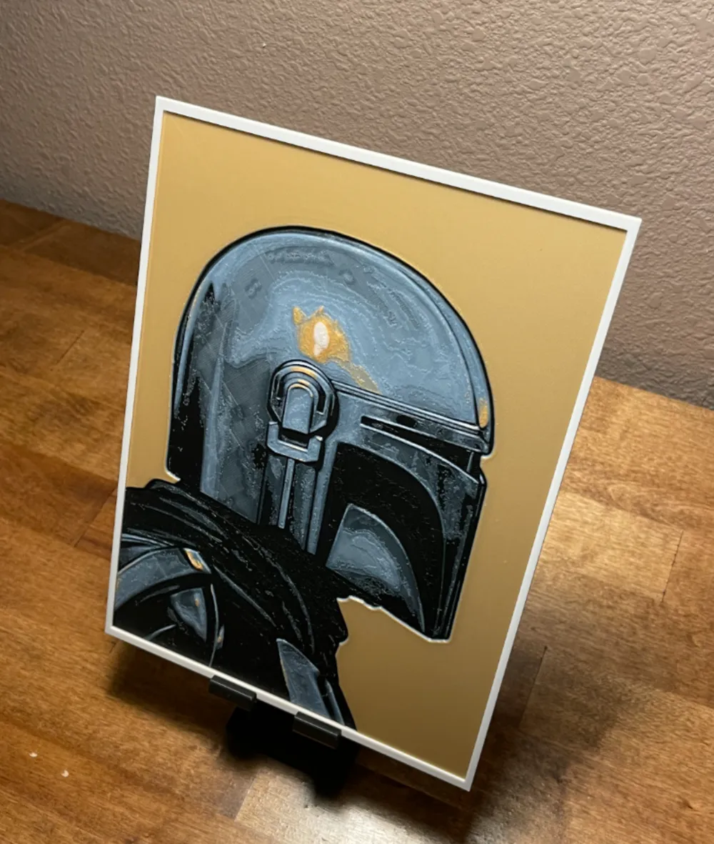 Hueforge - Star Wars - The Mandalorian Side View by Cloudy Nostalgia ...