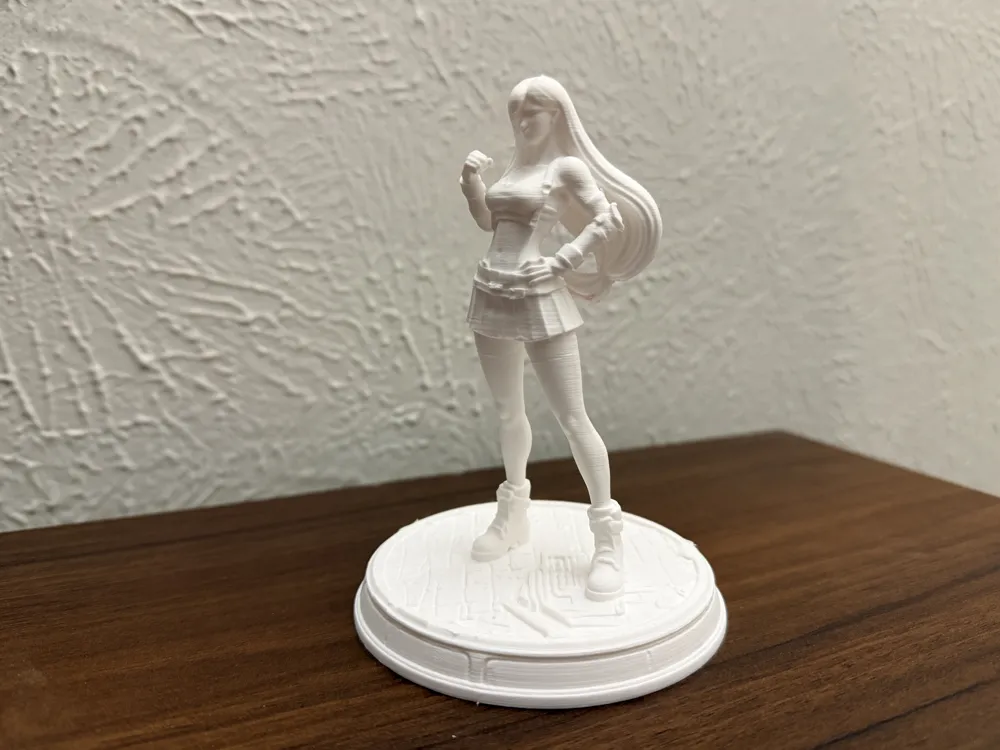 Tifa Inspired Character - Free 3D Print Model - MakerWorld