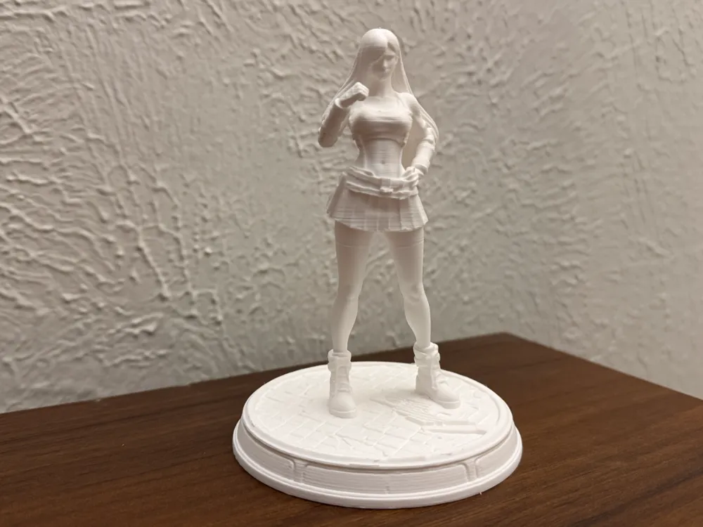 Tifa Inspired Character - Free 3D Print Model - MakerWorld