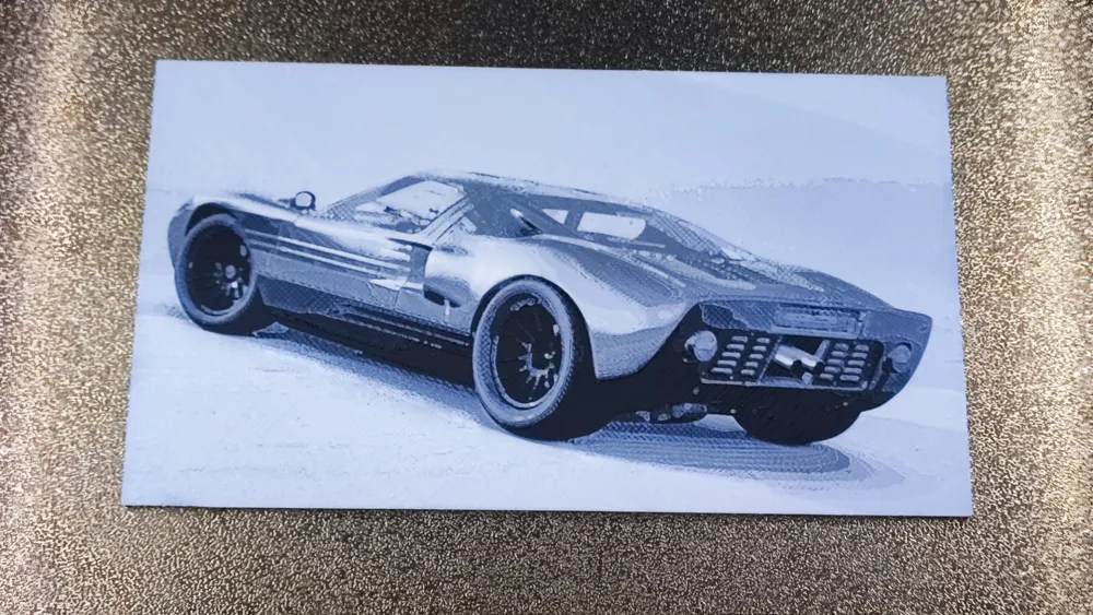 Hueforge Ford GT40 by daniel.rynduch - MakerWorld