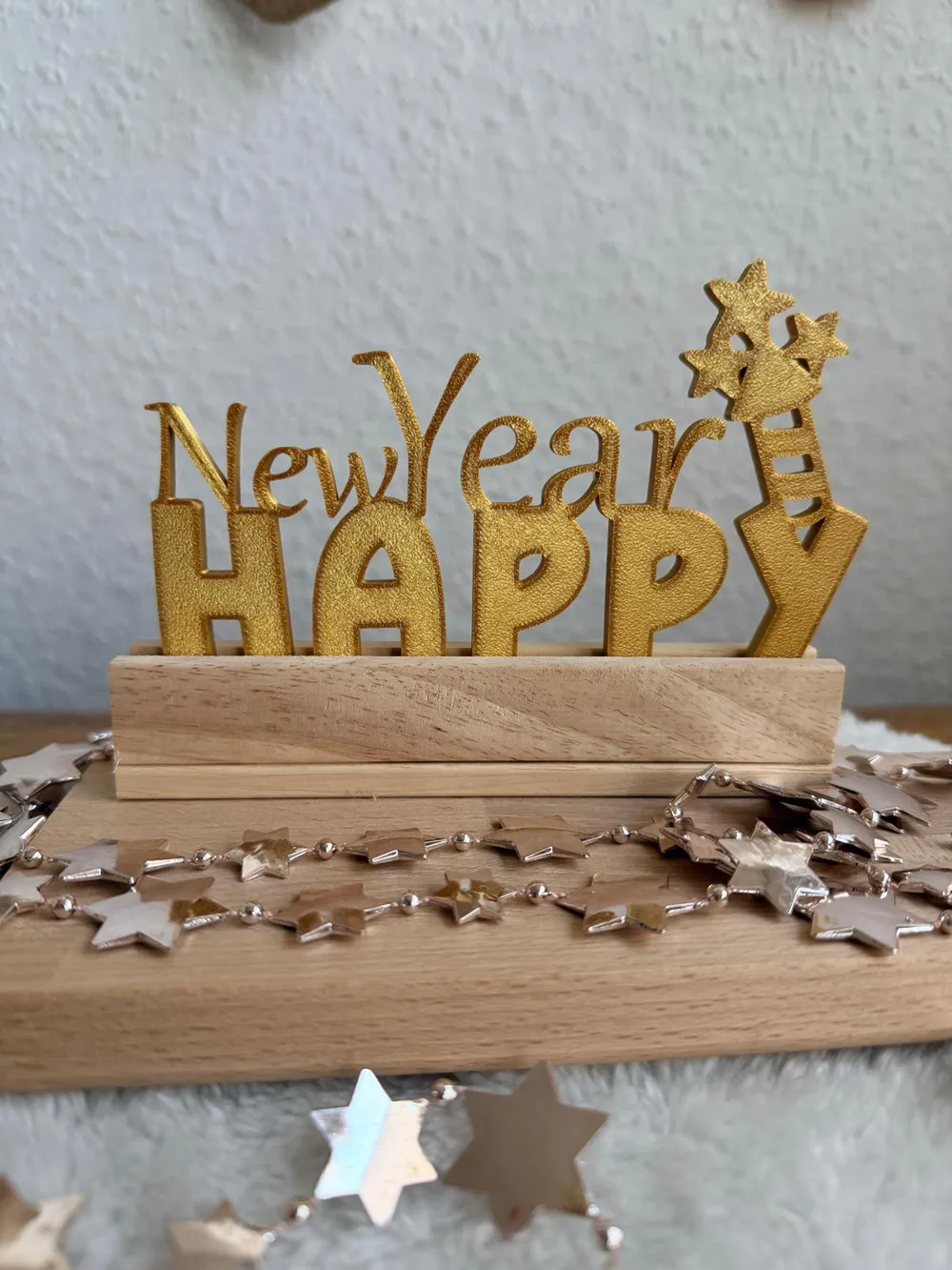 Insert de blocs Happy New Year - Modèle d'Impression 3D Gratuit ...