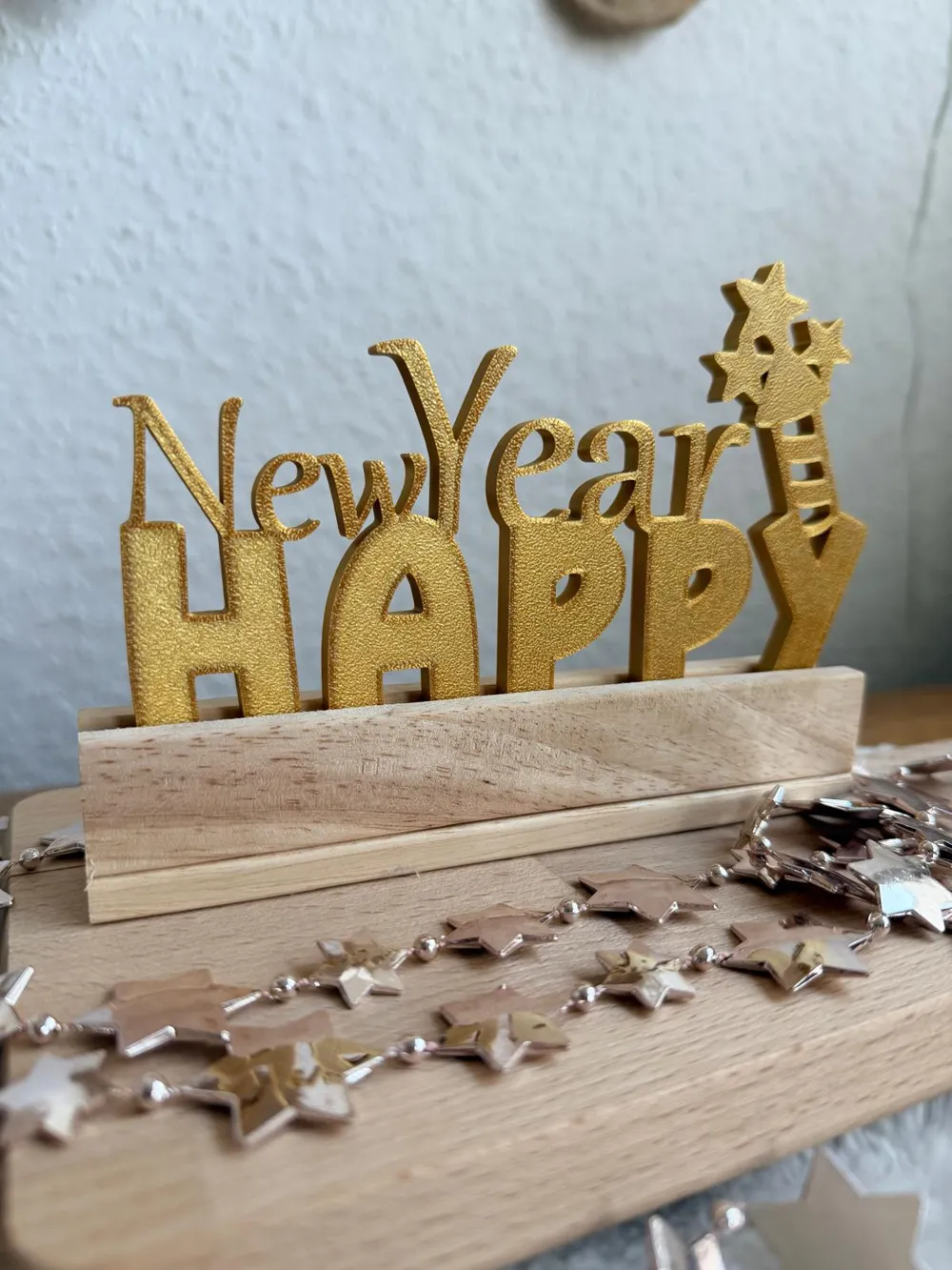 Insert de blocs Happy New Year - Modèle d'Impression 3D Gratuit ...