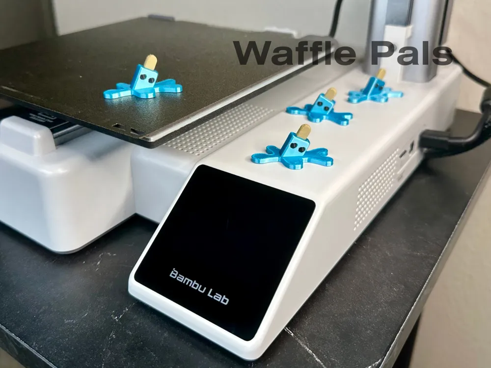 Chillin'... Kinda - Melting Popsicle Pal by Waffle Pals MakerWorld: Download Free 3D Models