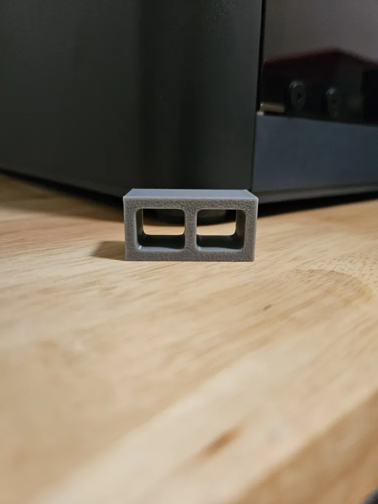 1:12 cinder block - Free 3D Print Model - MakerWorld