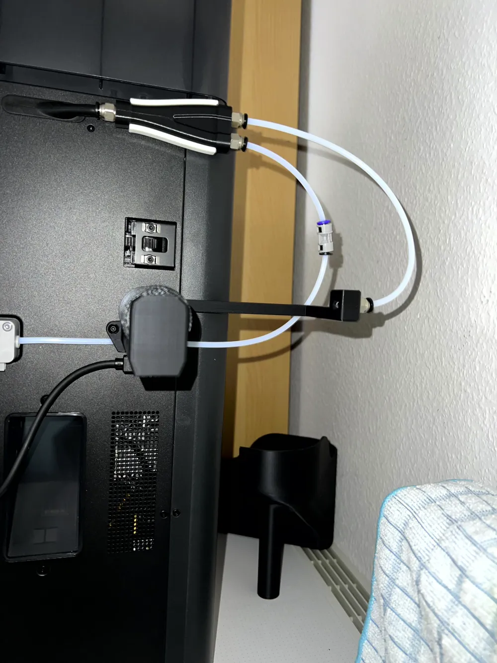 Spool Holder Roller Bambu with filament guide M10 Remixed by Alex-W ...