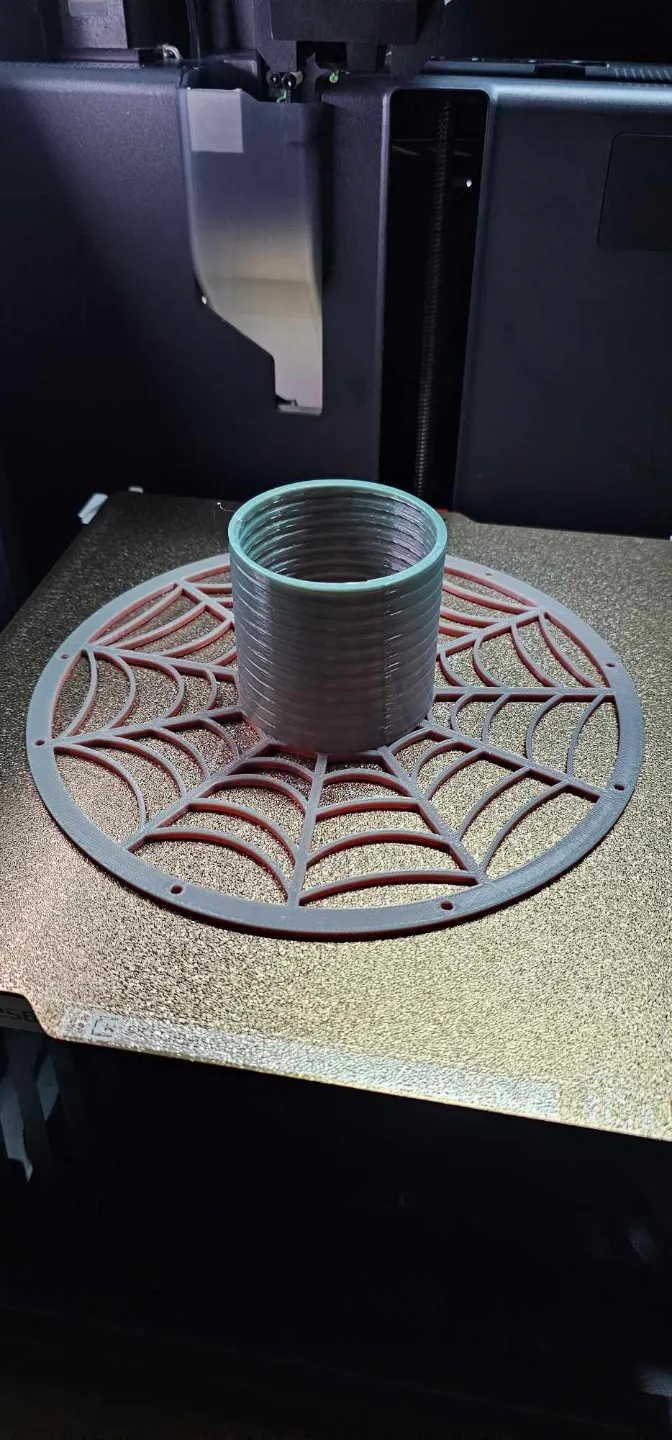 Spool spider web + 81mm adapter in print profiles. by Boubas - MakerWorld