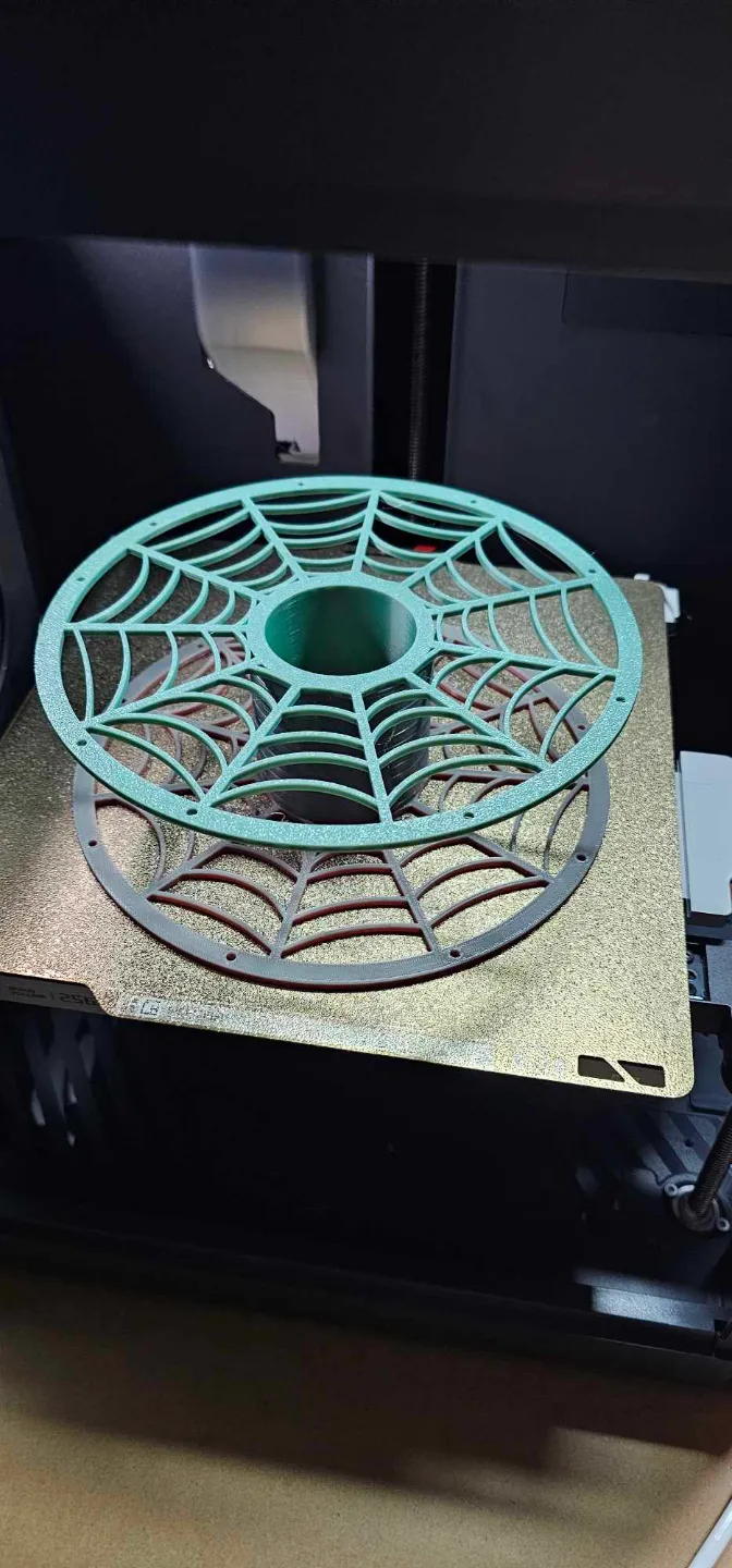 Spool spider web + 81mm adapter in print profiles. by Boubas - MakerWorld