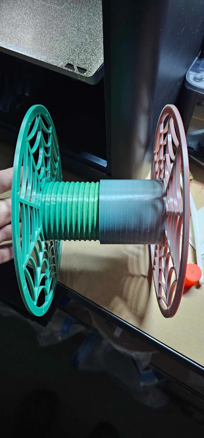 Spool spider web + 81mm adapter in print profiles. by Boubas - MakerWorld