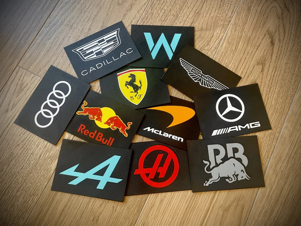 Racing Bulls F1 2026 Logo – Horizontal Panel - Free 3D Print Model ...