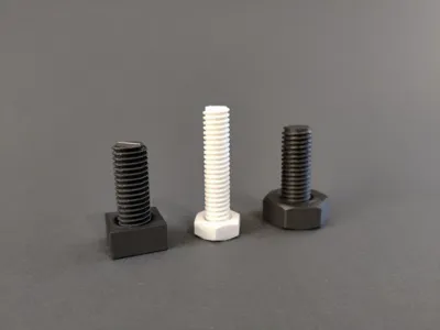 Thread Generator - Parametric Threaded Rods & Nuts by KoolmMakerWorld ...