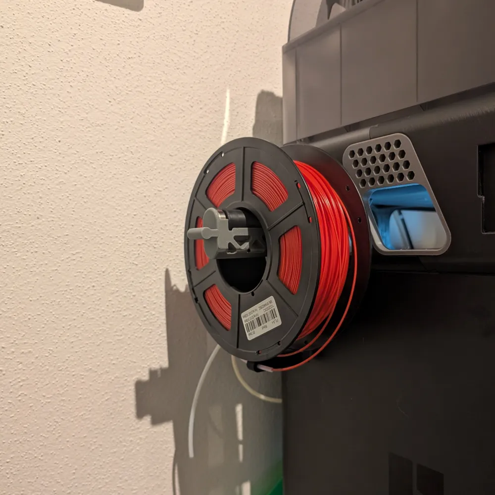 Filament Guide for AMS Riser Spool Holder Remixed by Weltraumpenner ...