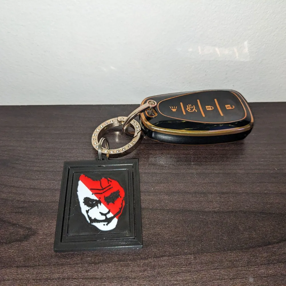Joker (Ledger) Spinning Keychain by Taa Design - MakerWorld