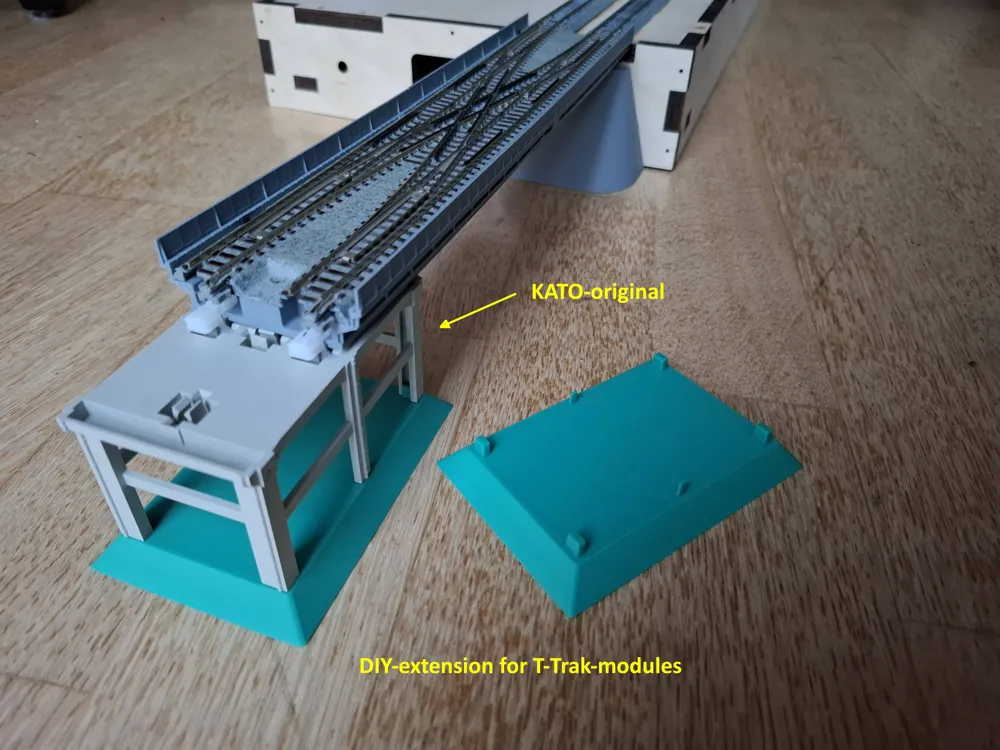 Verlängerung für KATO-Unitrack 6-beinige Viaduktstützen von Slanjonok ...