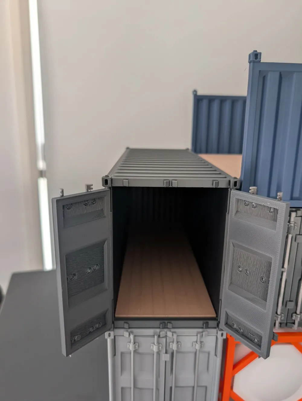 stackable shipping container high cube - Free 3D Print Model - MakerWorld