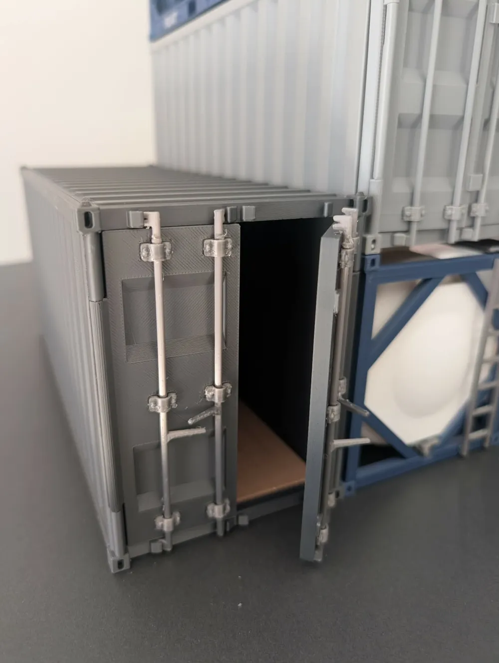 stackable shipping container high cube - Free 3D Print Model - MakerWorld