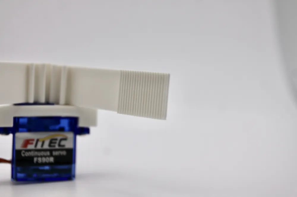 Robot Claw for FS90R Servo Motor (Expanded Grippers) - Free 3D Print ...
