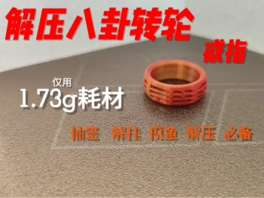 八卦 divination ring by 何方明月 MakerWorld: Download Free 3D Models